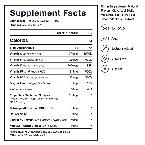 daily immune support blended vitamins