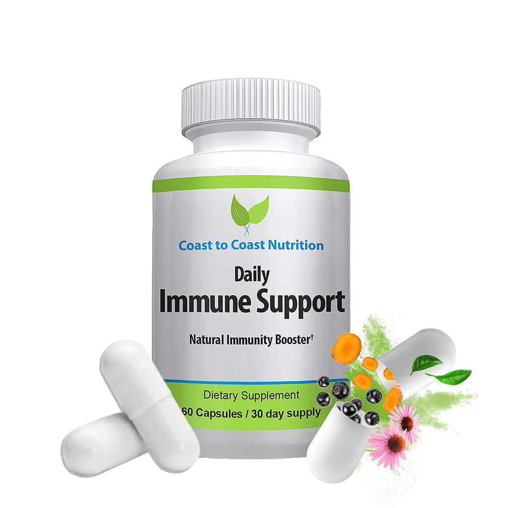 Daily immune support elderberry capsules