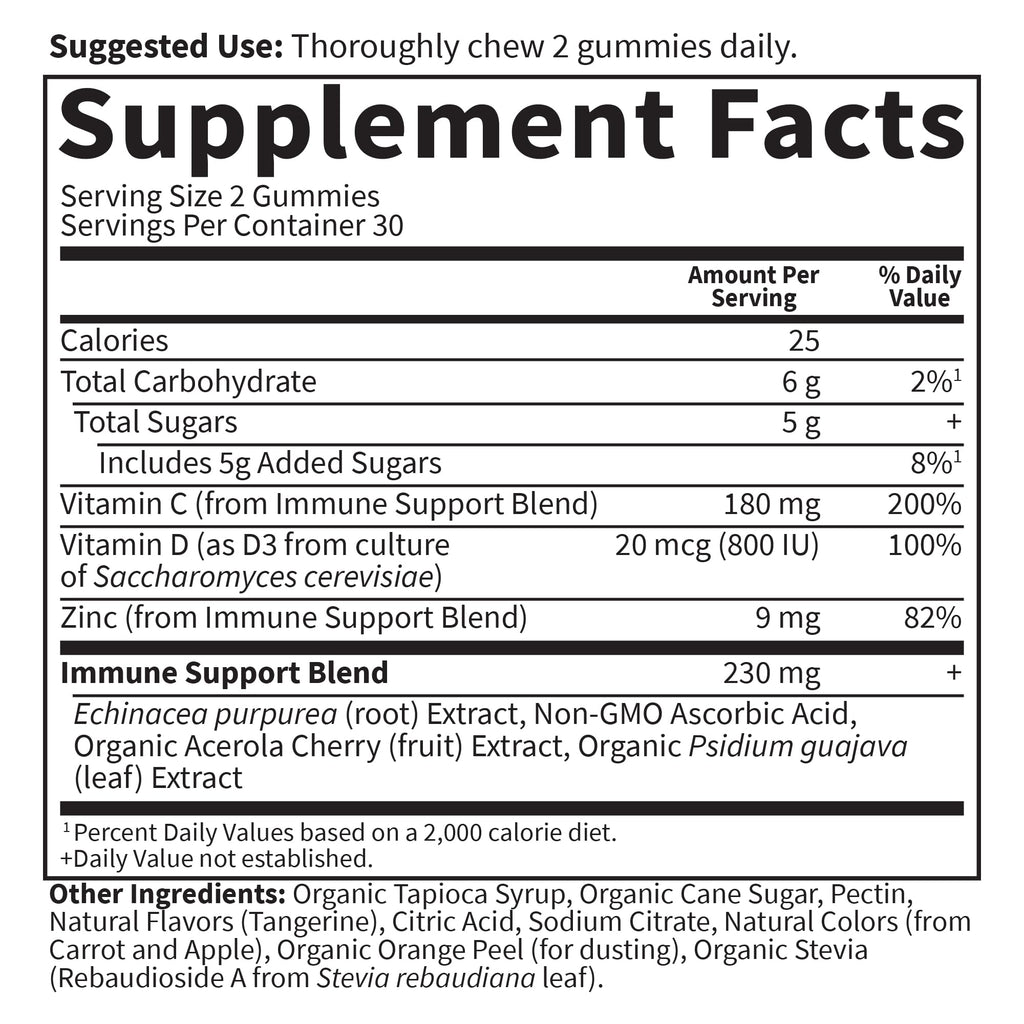 daily immune support gummies