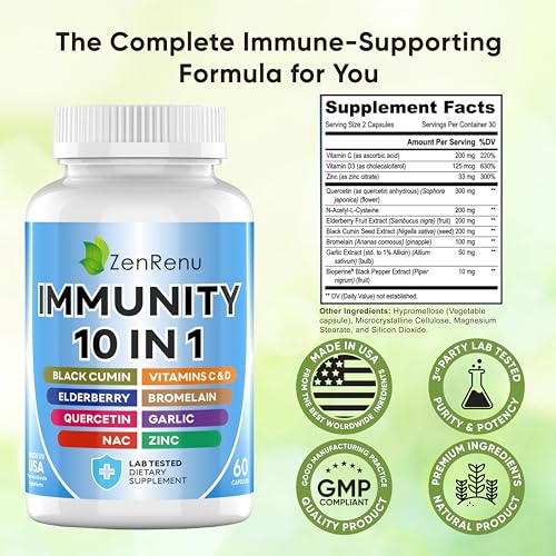 daily immune support supplement capsules
