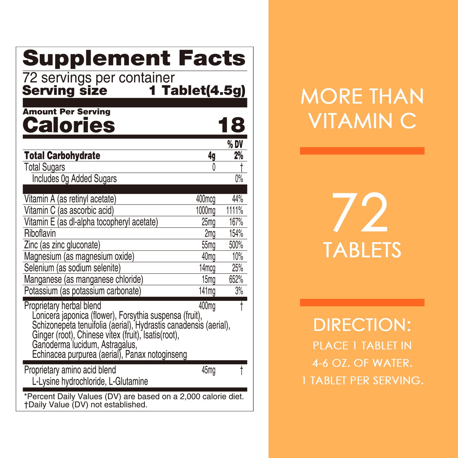 daily immune support vitamin supplements