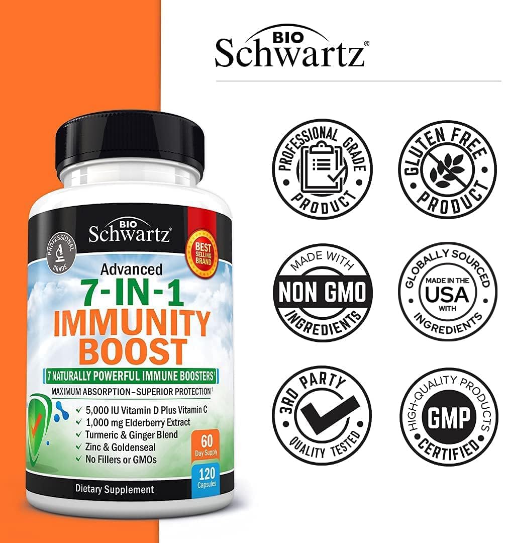 Daily immune support vitamins
