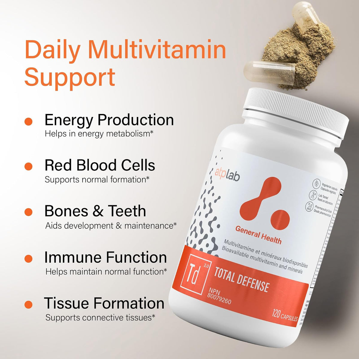 daily immune support with ATP LAB