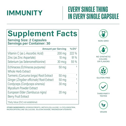 Daily immune support with echinacea