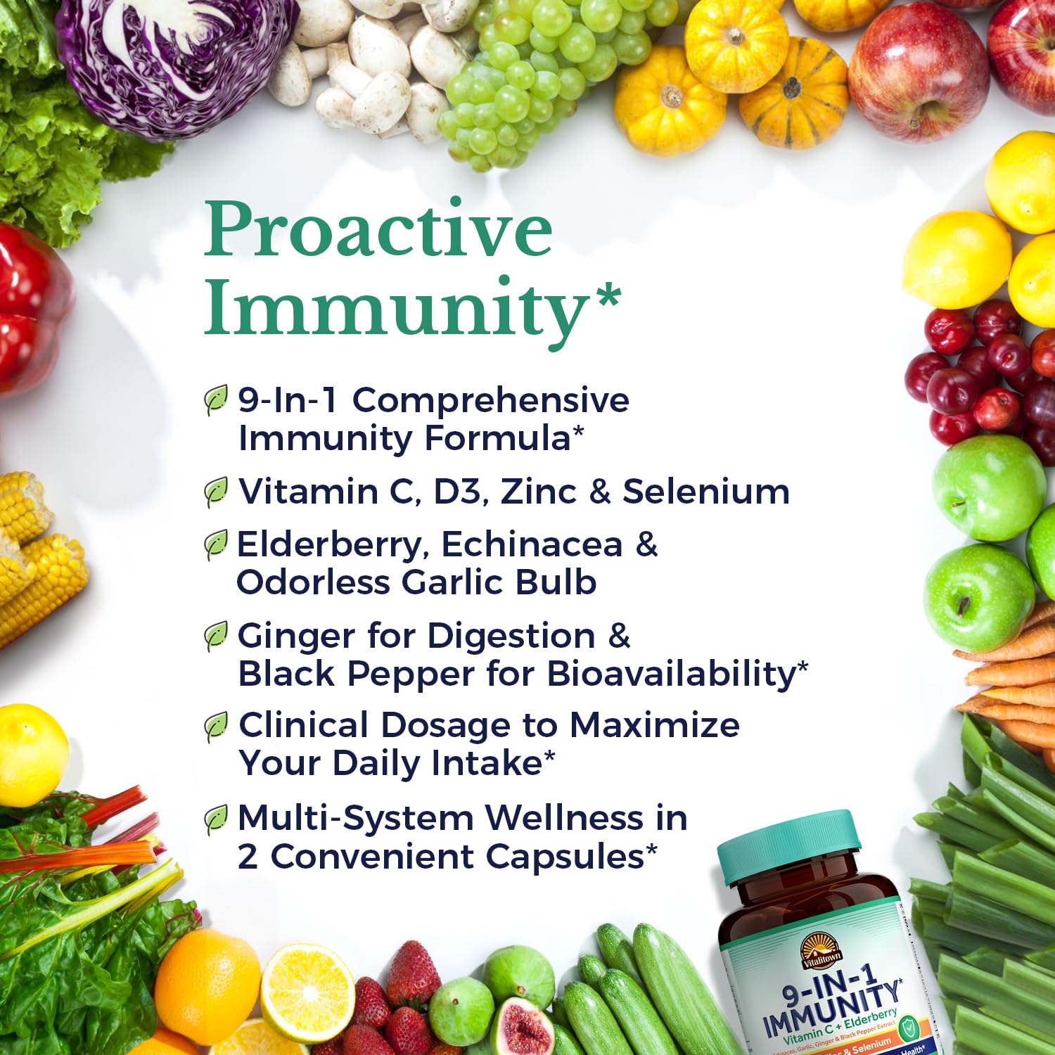 Daily immune support with echinacea