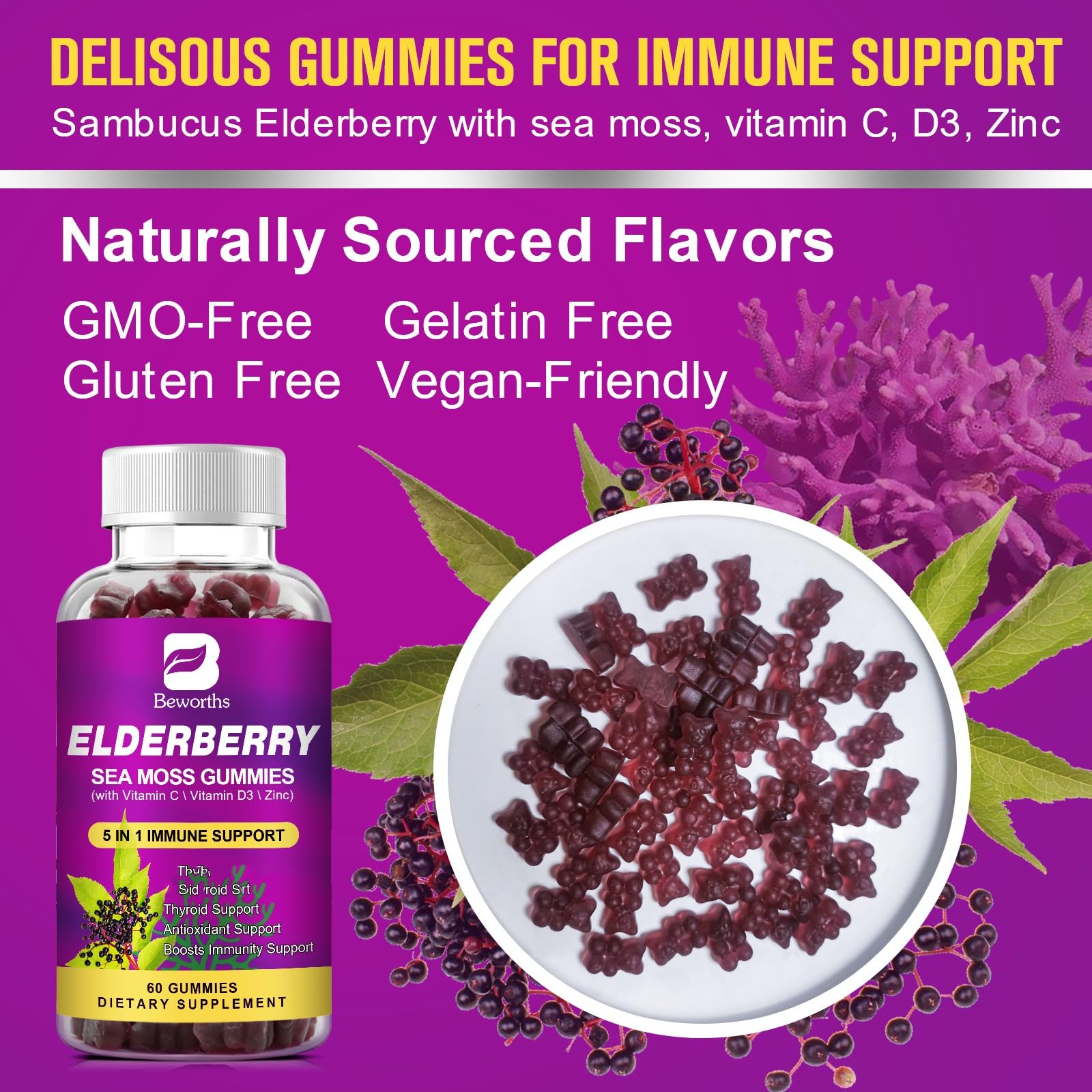 daily immune support with elderberry