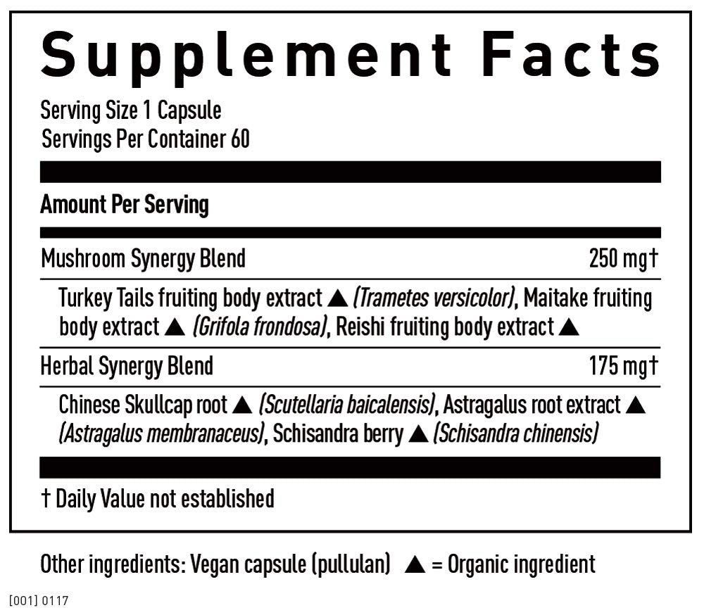 daily immune support with mushrooms