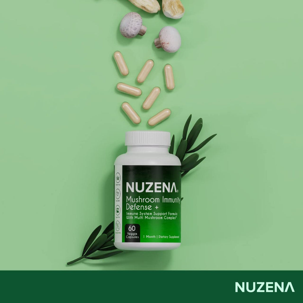 Daily immune support with mushrooms