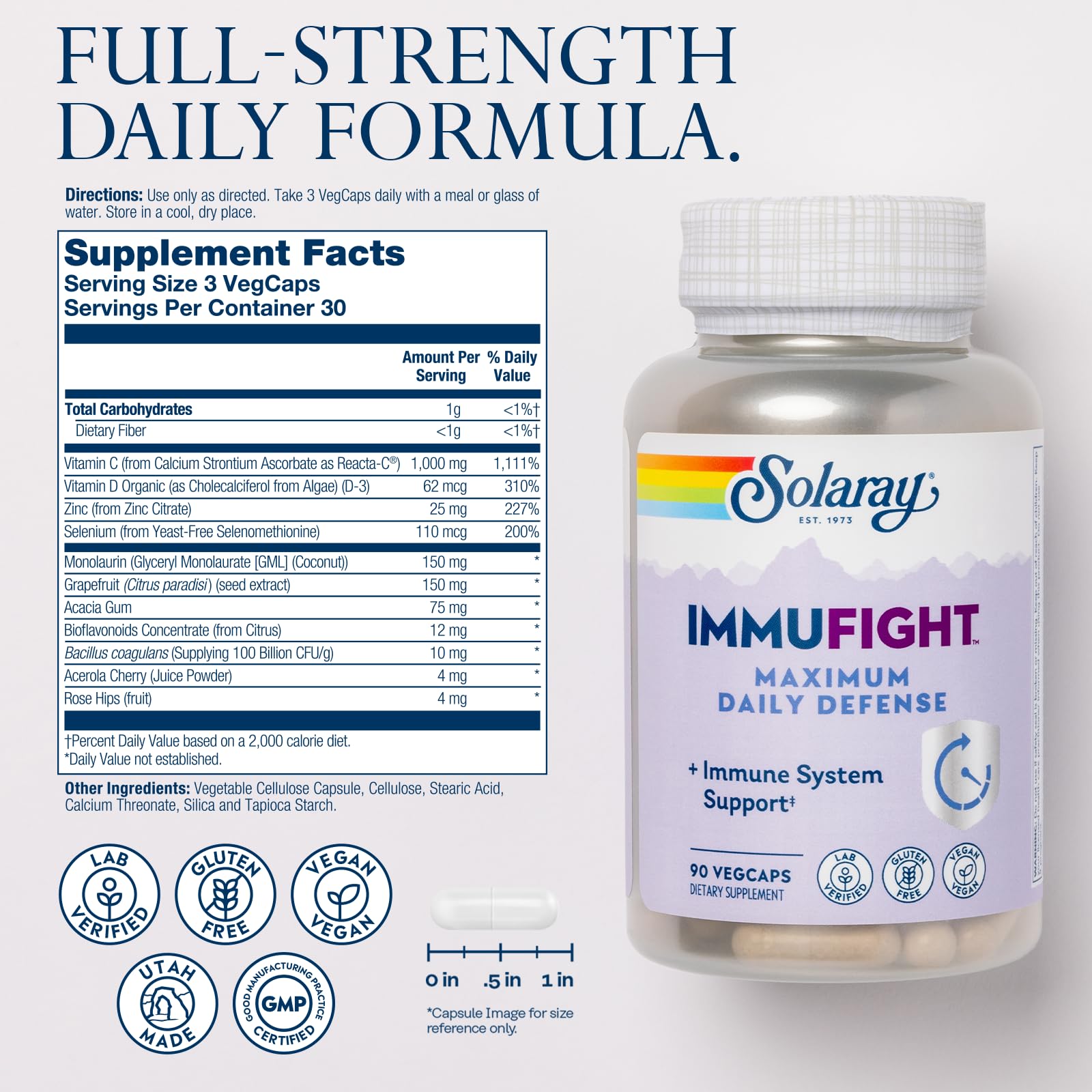 Daily immune support with probiotics