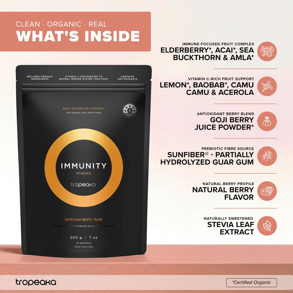Daily immune support with superfood blend