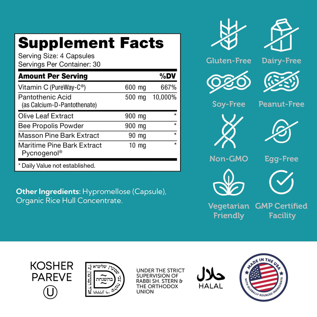 daily immune system booster capsules
