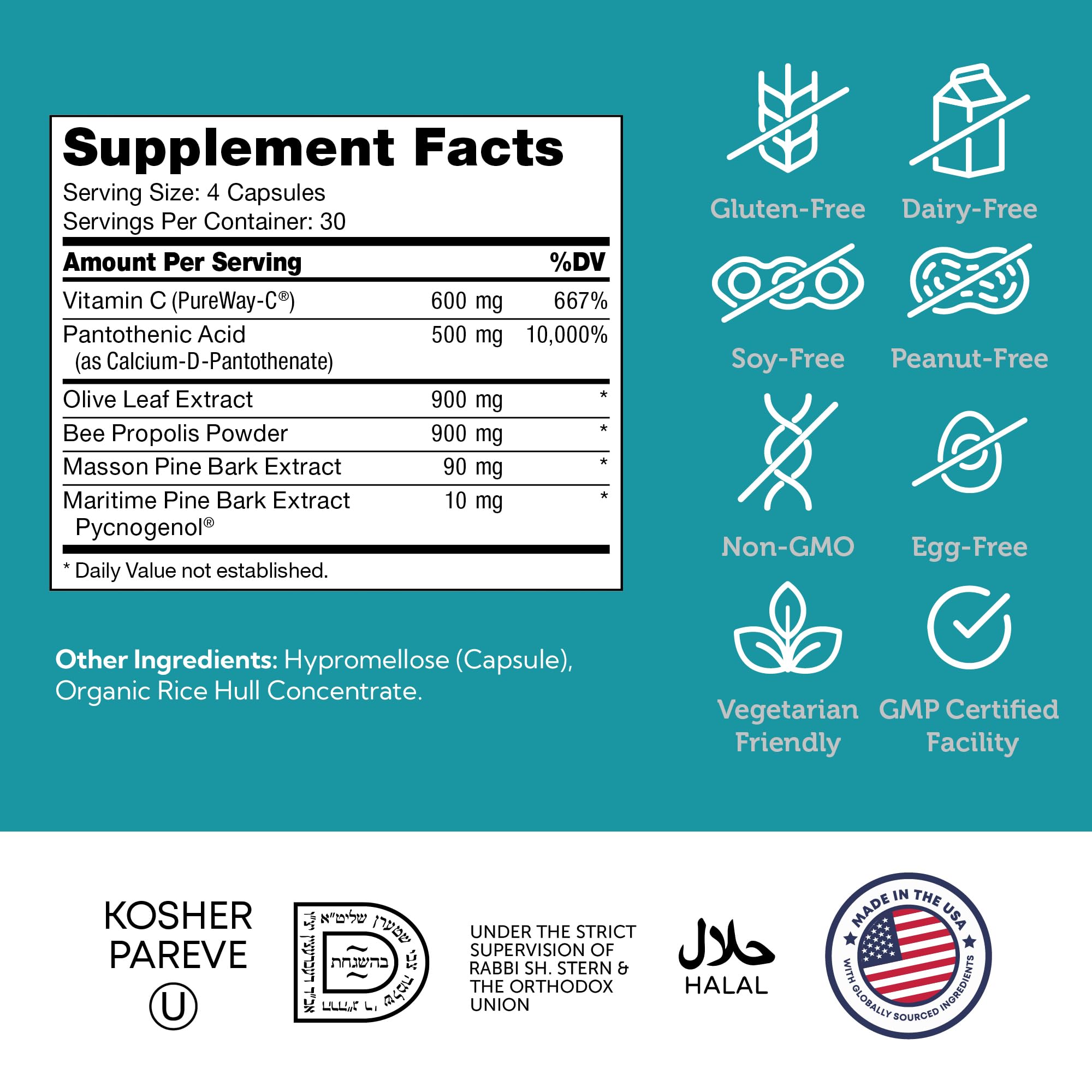 daily immune system booster capsules