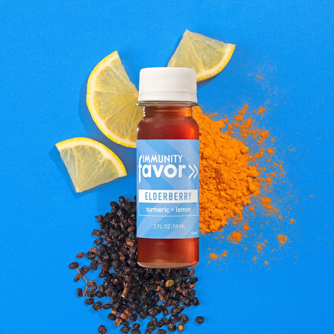 Daily immunity boost elderberry shots