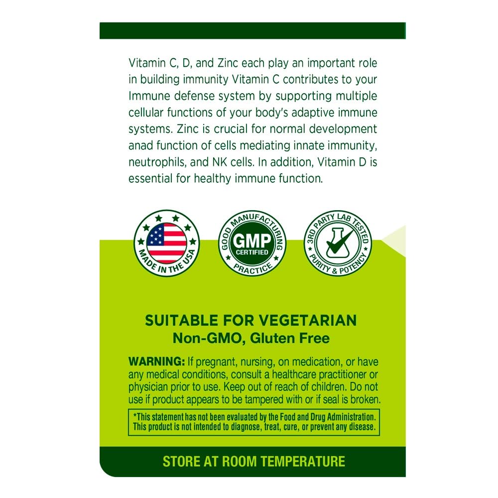 daily immunity booster with essential vitamins