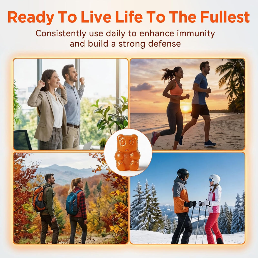 Daily immunity gummies with vitamins