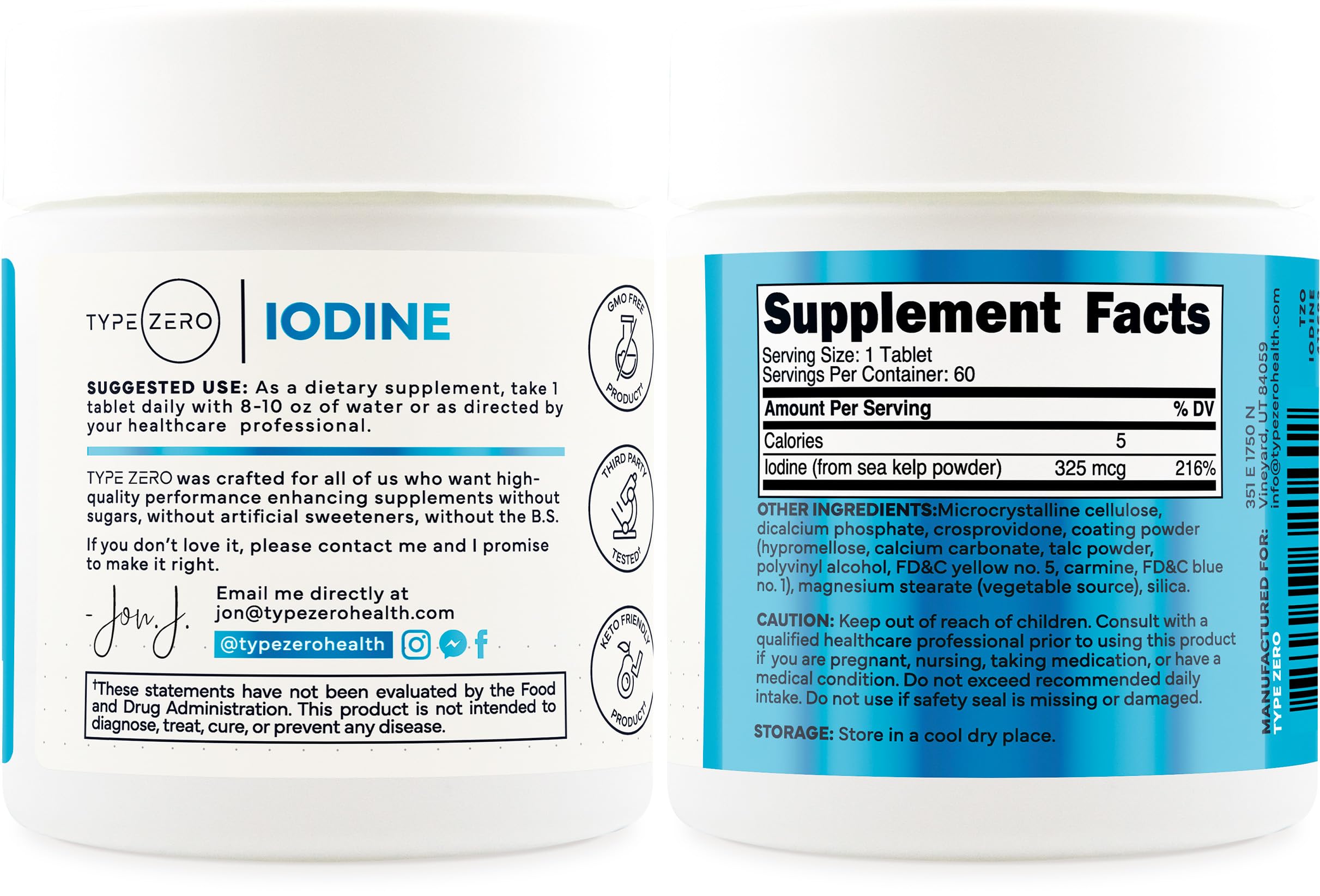 daily iodine intake made easy