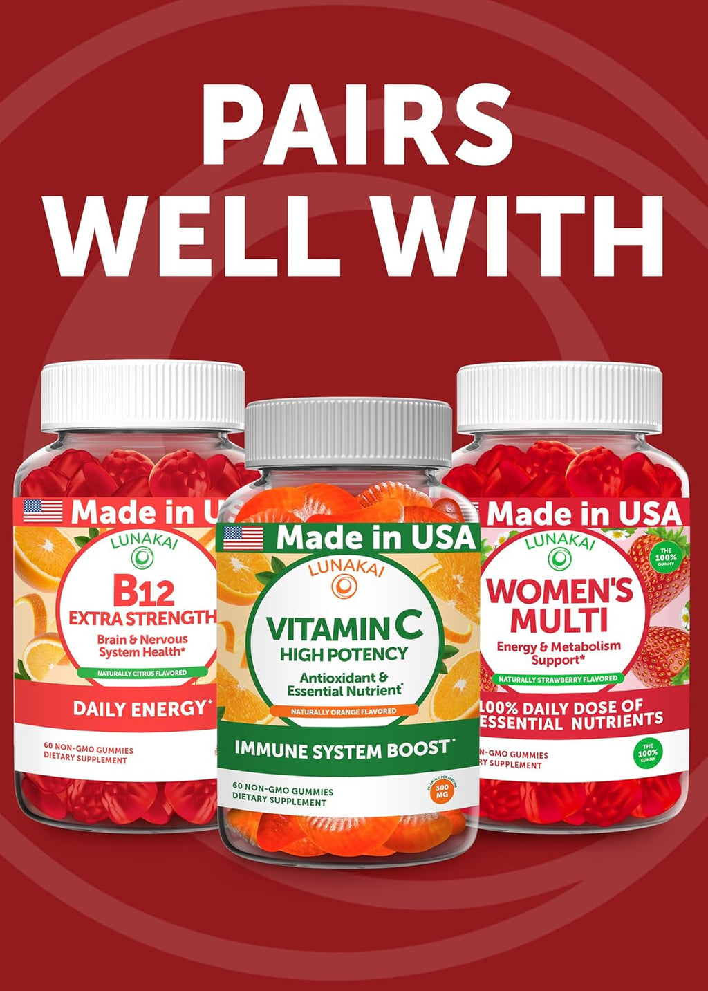 Daily iron boost with Lunakai gummies