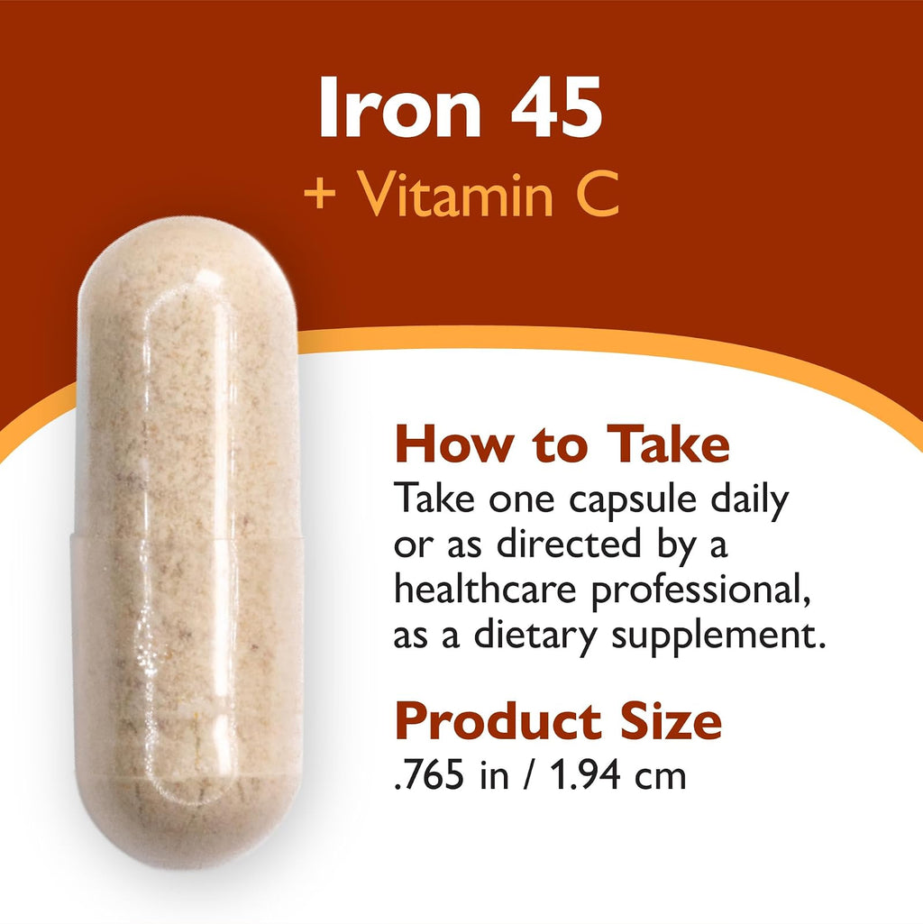 Daily iron supplement for fatigue relief