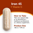 Daily iron supplement for fatigue relief