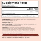 Daily iron supplement for vitality