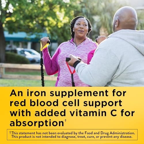 Daily iron support for red blood cells