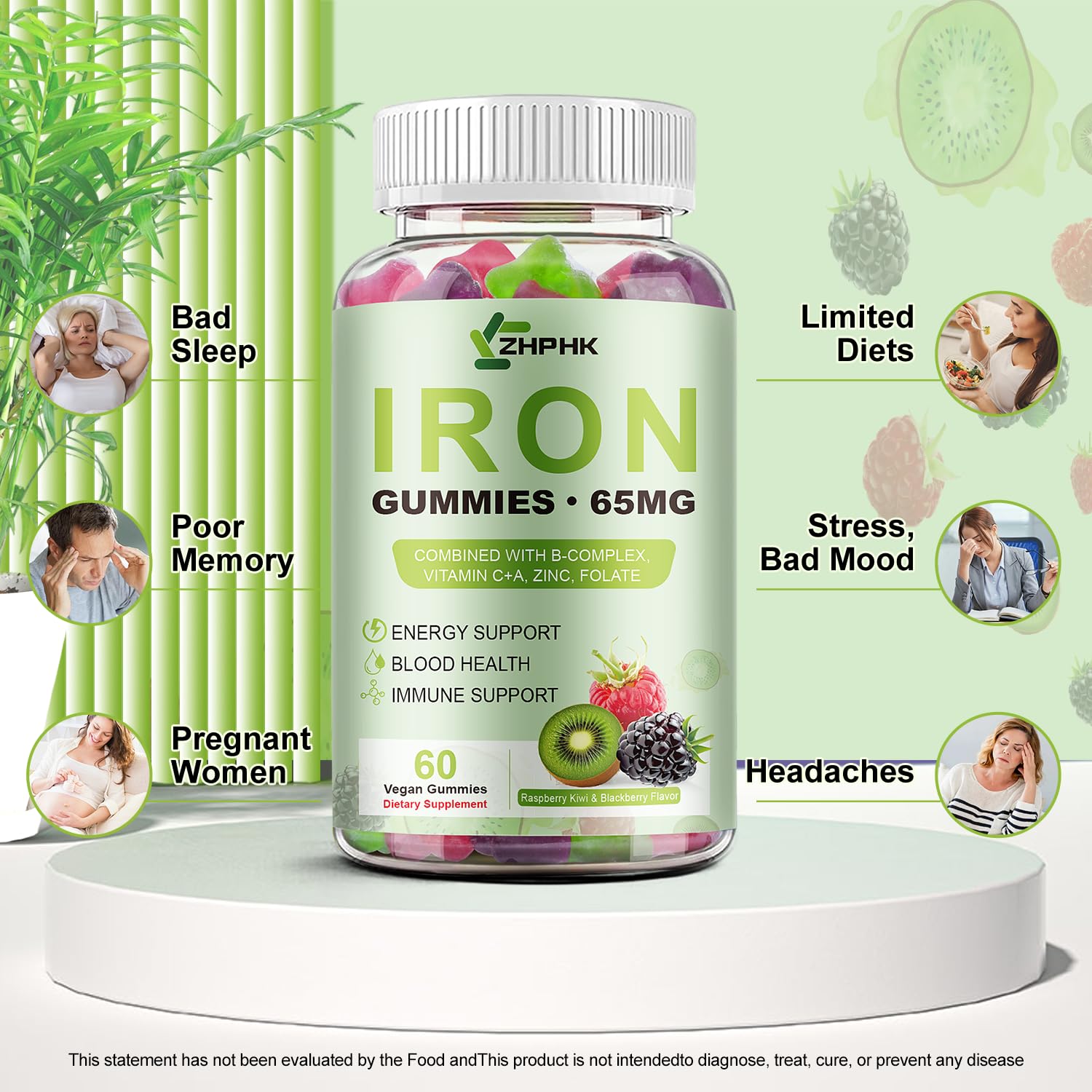 daily iron support for women