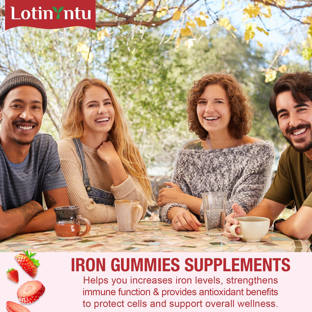 Daily iron support in gummy form