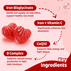 Daily iron support with gummies