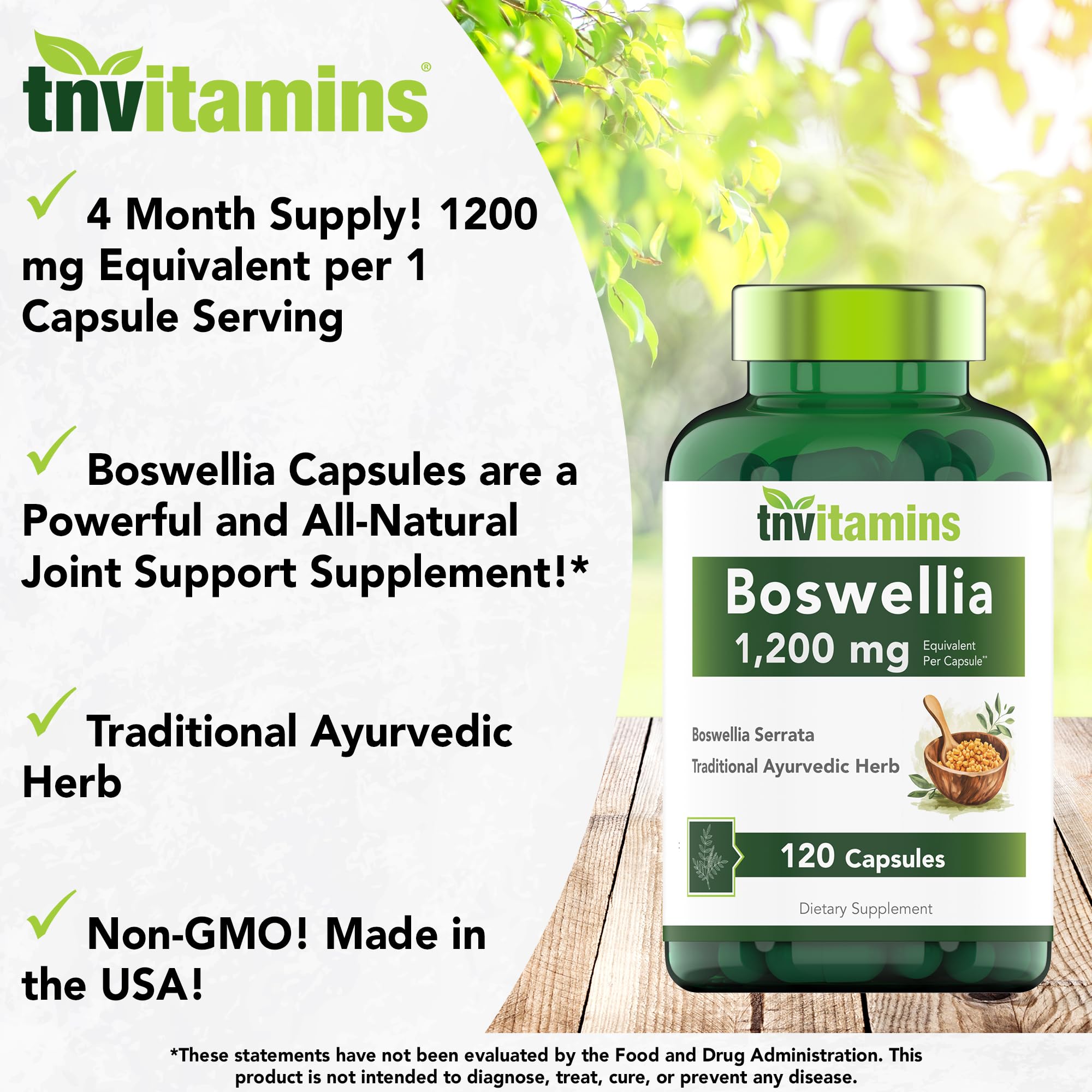 daily joint health with boswellia serrata
