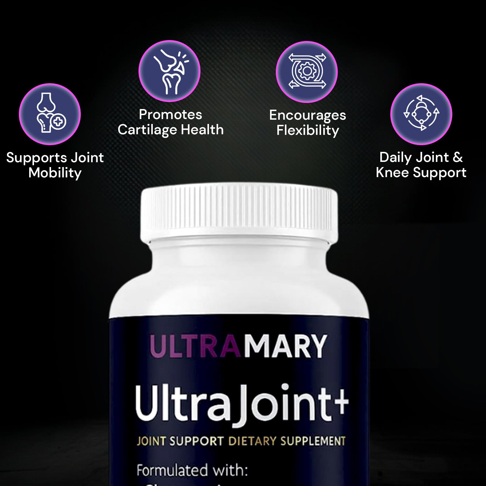 Daily joint support supplement capsules