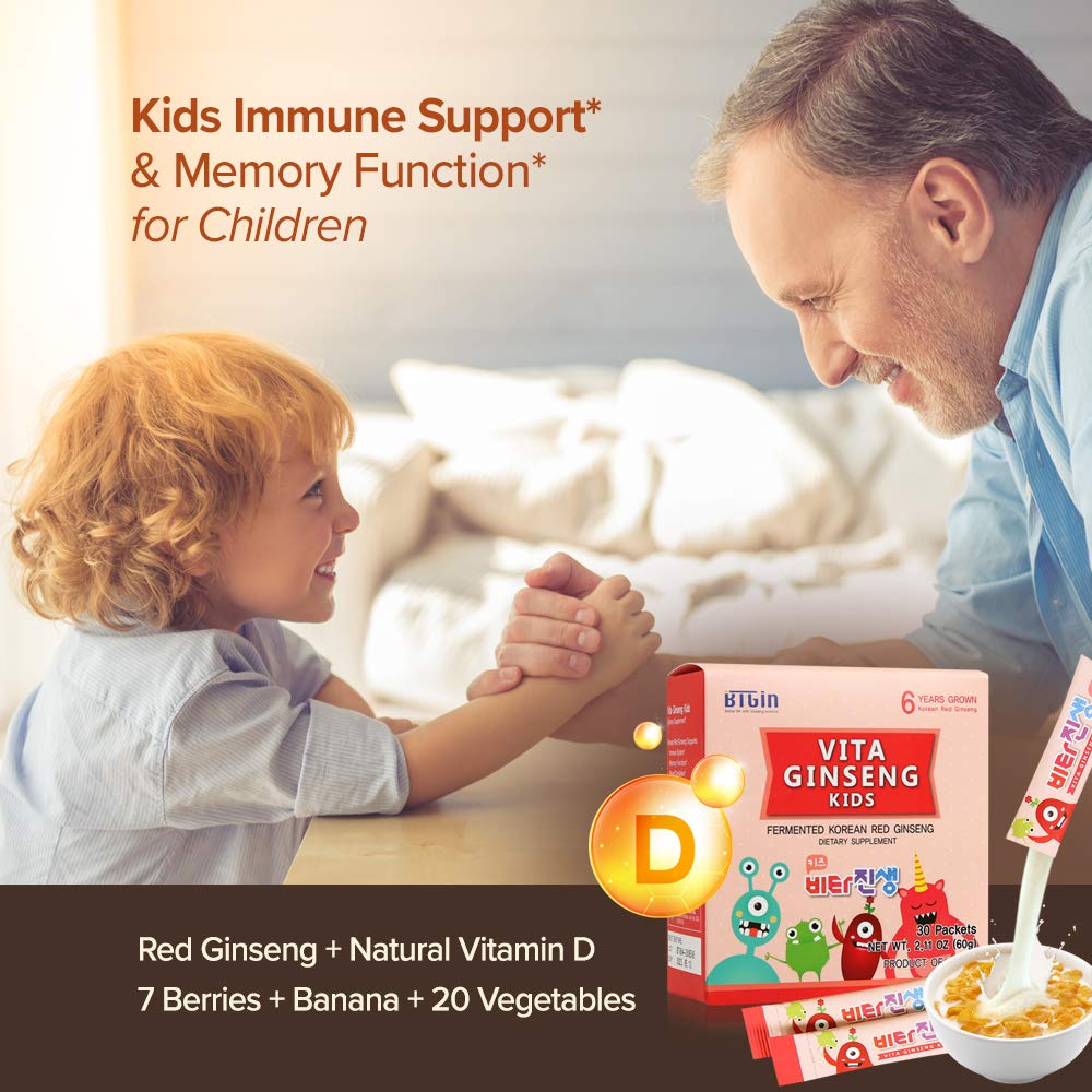 Daily kids vitamins for health