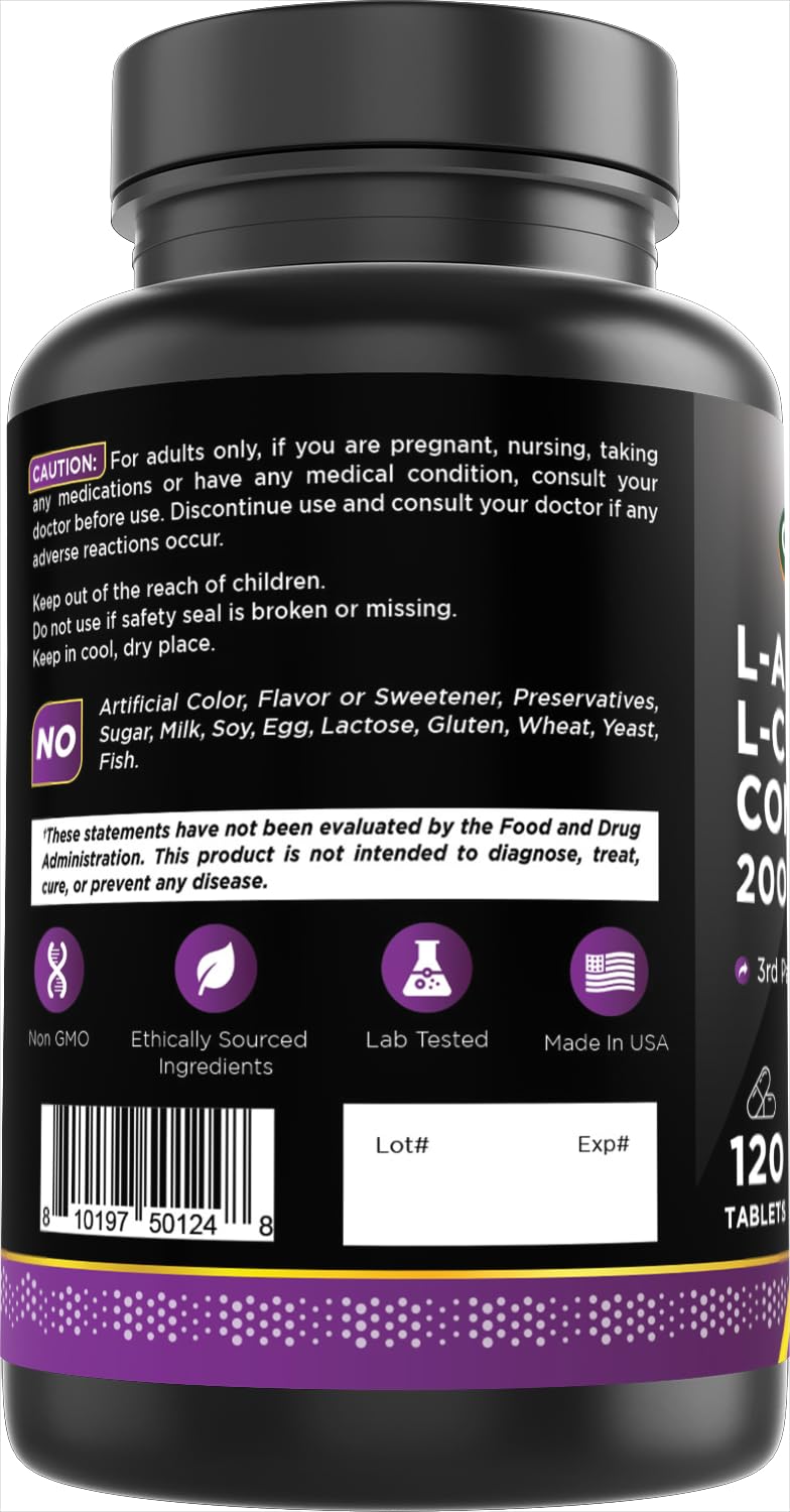 daily l-arginine tablets for wellness