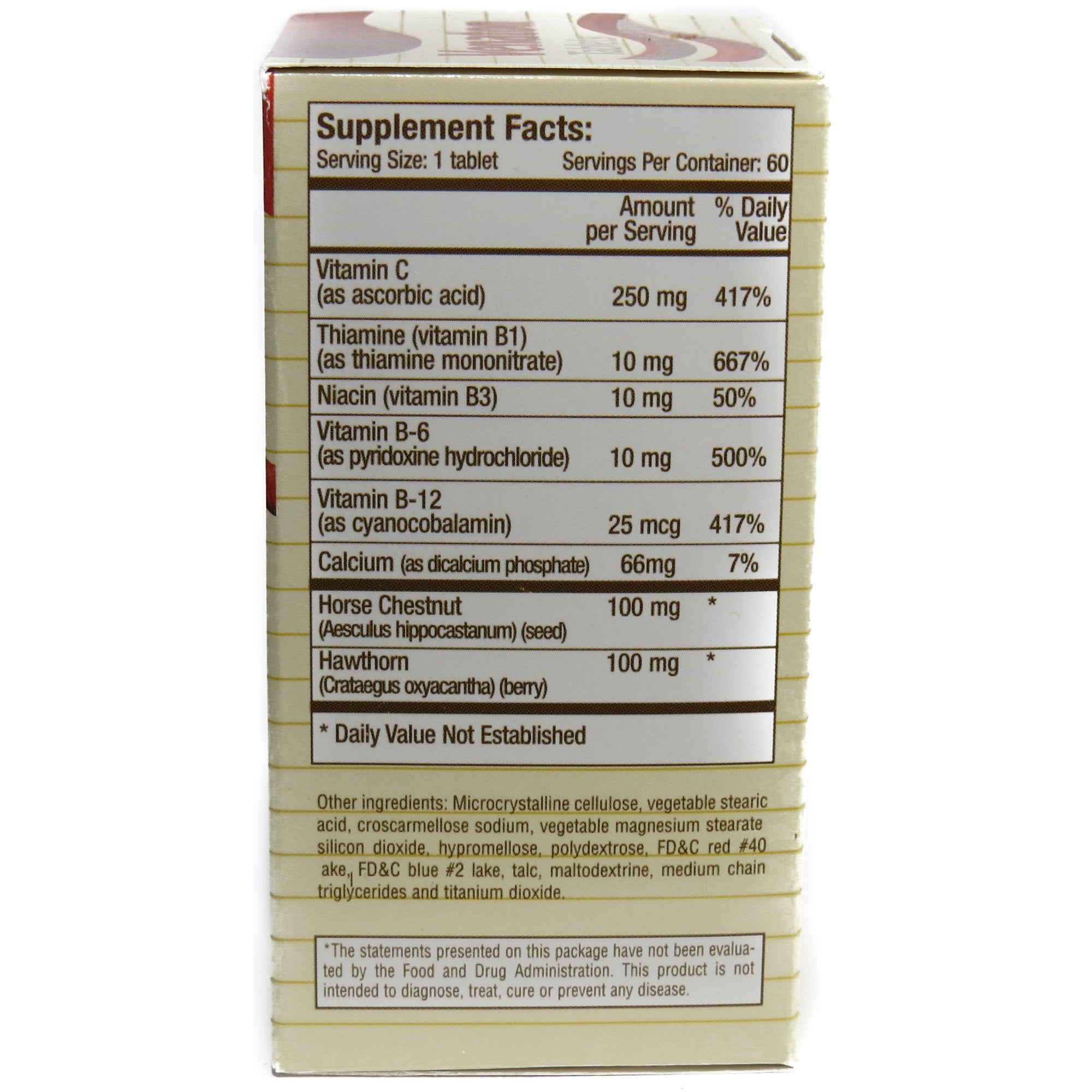 daily leg health dietary tablets