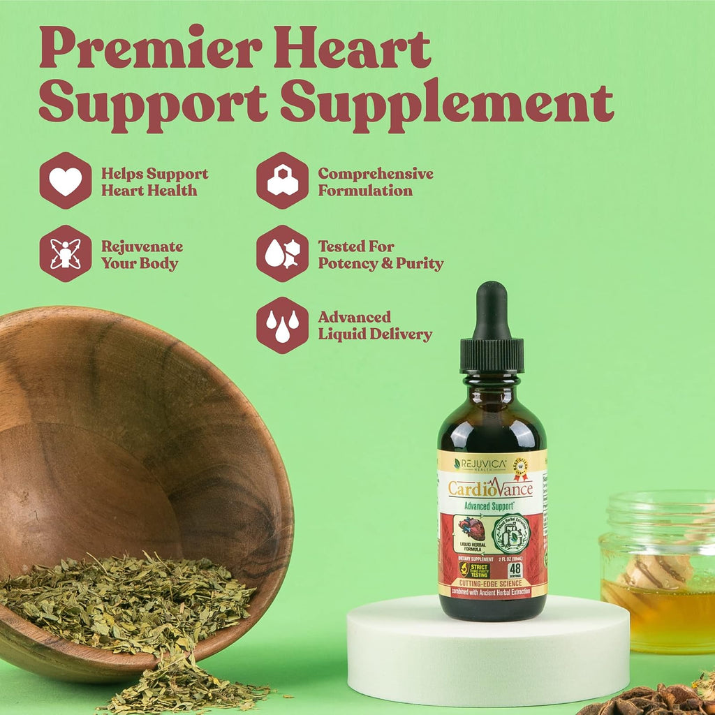 Daily liquid supplement for heart wellness