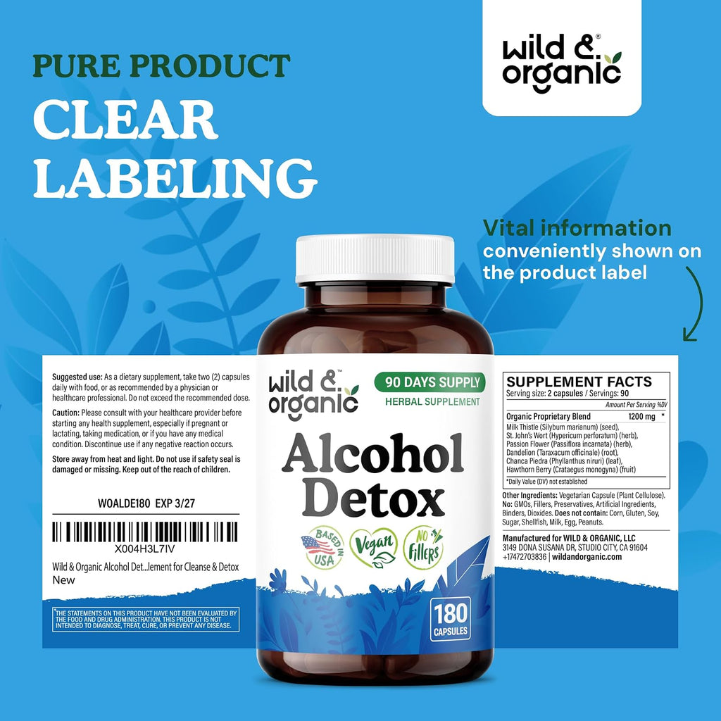 daily liver detox support with organic capsules