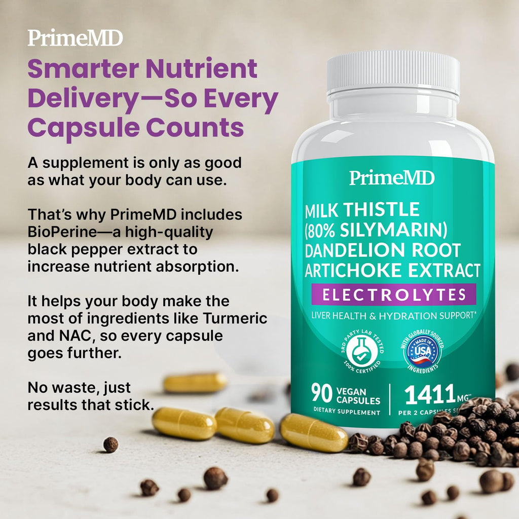 Daily liver health supplement