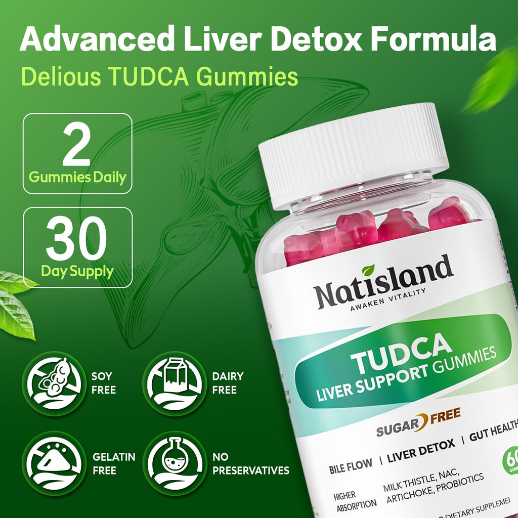 Daily liver health with TUDCA gummies