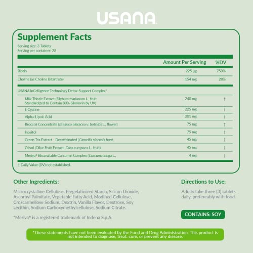 Daily liver health with USANA