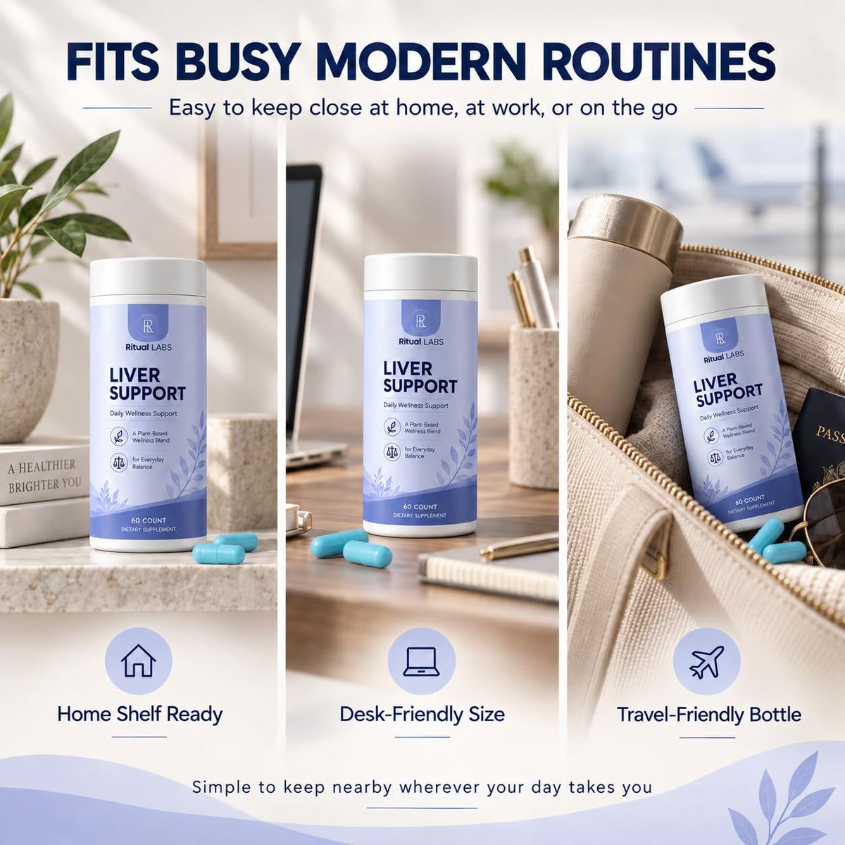 Daily liver wellness supplement