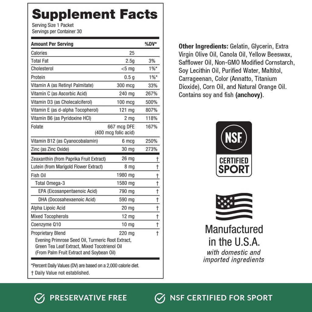 Daily lutein and zeaxanthin dose