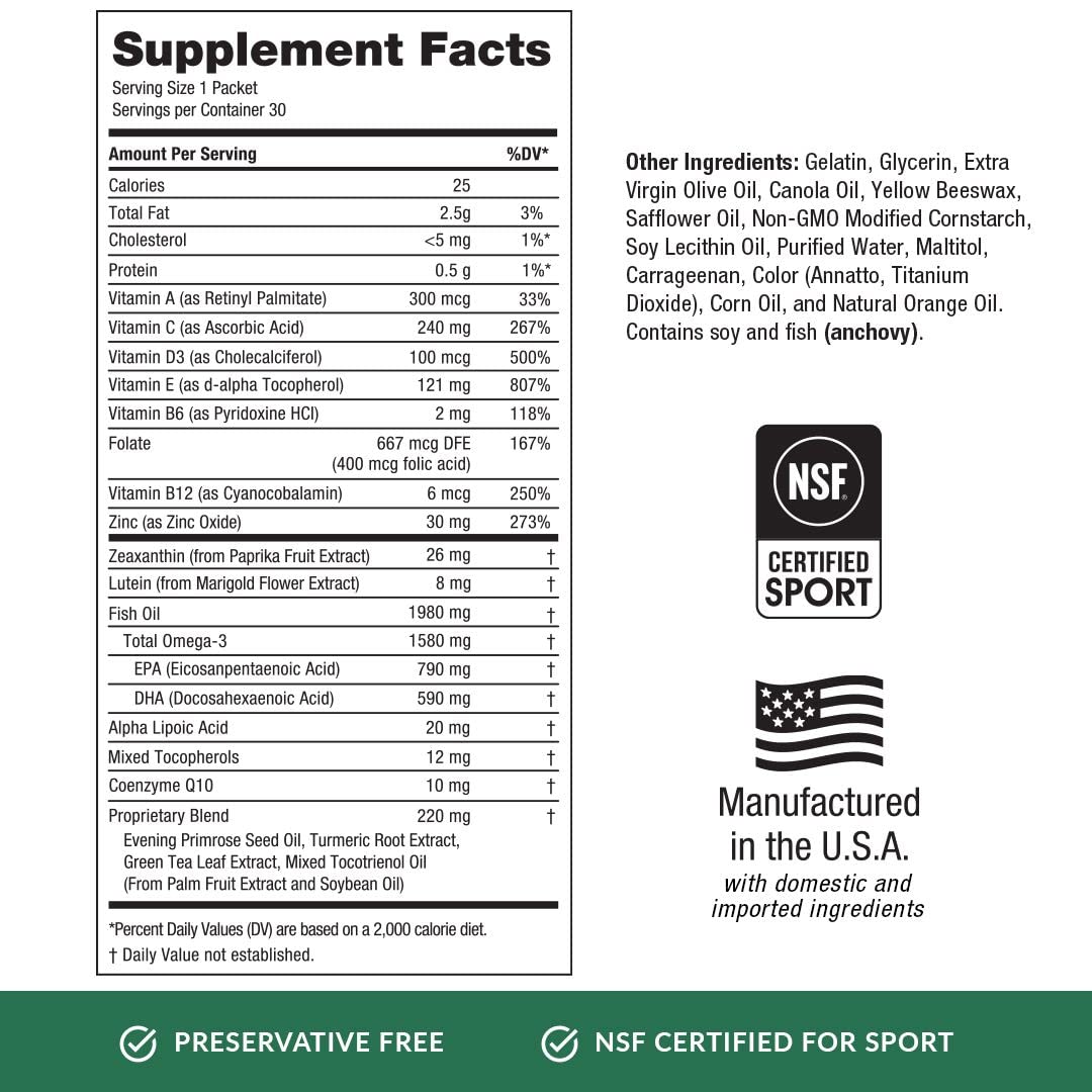Daily lutein and zeaxanthin dose