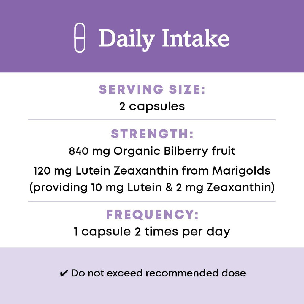 Daily lutein capsules for better vision