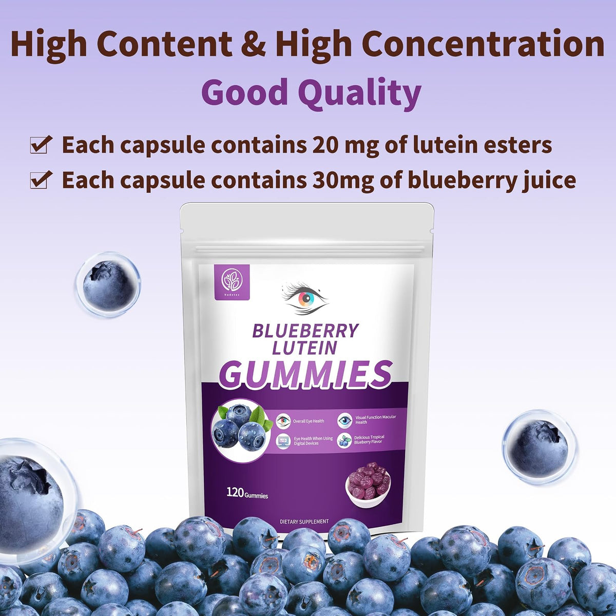 daily lutein gummies for healthy eyesight