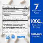 Daily magnesium capsules for stress relief