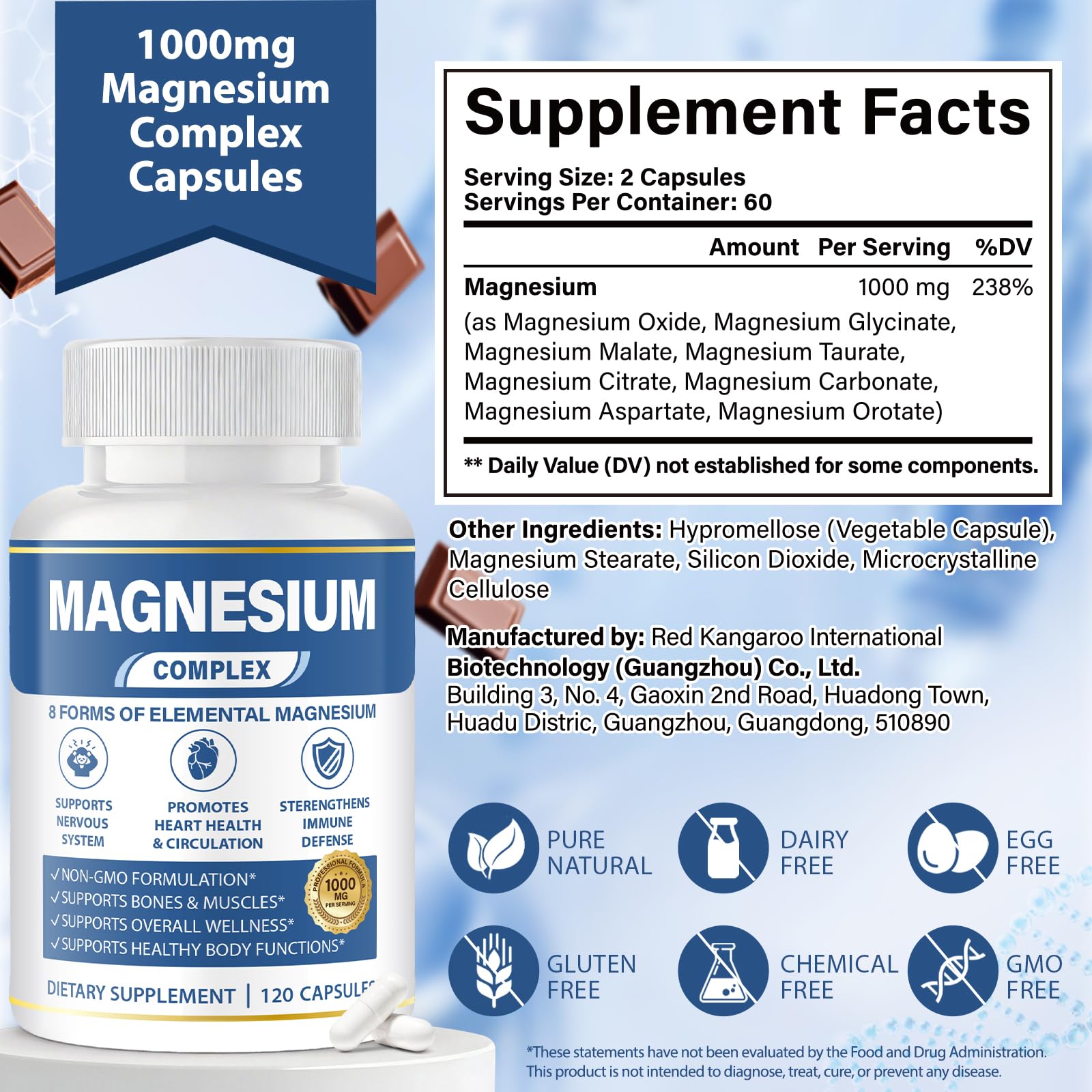 Daily Magnesium Complex for overall health
