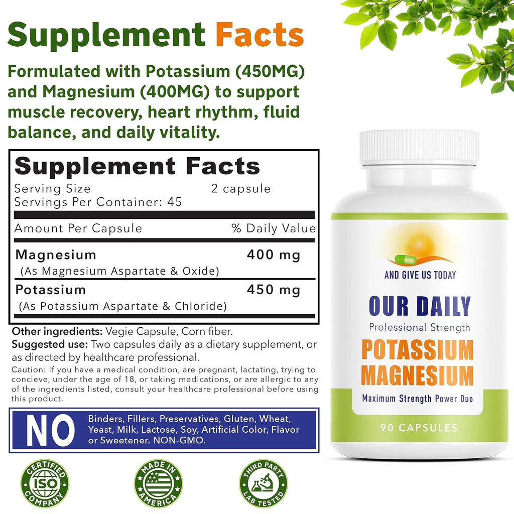 Daily magnesium for energy support