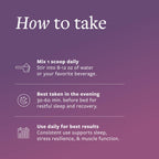 Daily magnesium for improved sleep