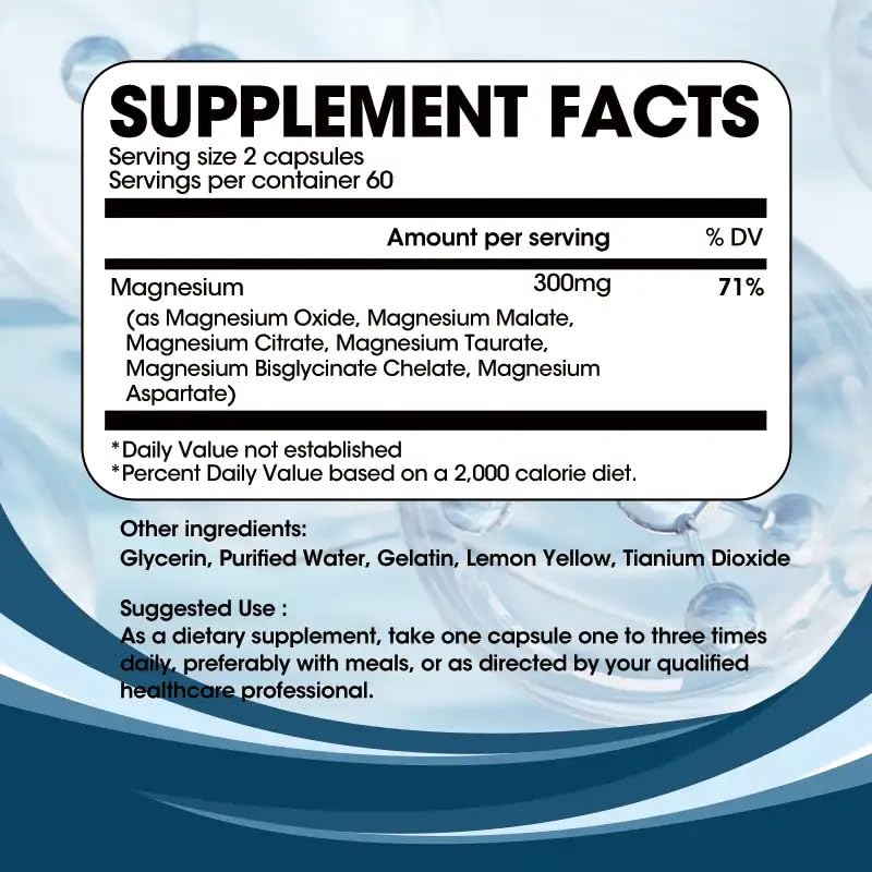 Daily magnesium for overall health