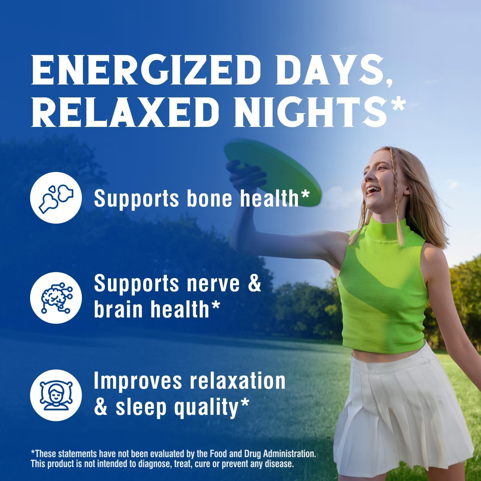 Daily magnesium for overall wellness