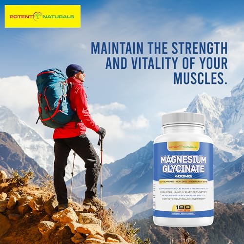 Daily magnesium glycinate for wellness